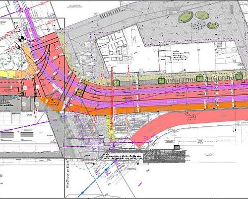 Bonn: Künftige Verkehrsführung vor dem Hauptbahnhof - ADFC Bonn/Rhein-Sieg